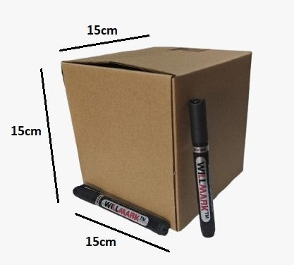 📦 New Carton Box - 15cm (L) x 15cm (W) x 15cm (H) (Square)| cartonbox.sg