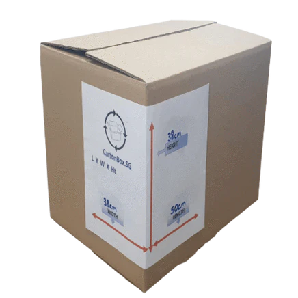 💥50cm x 38cm x 38cm Standard Moving Boxes -🔖 Pack of 30 ️|🎉 Free Deli ...