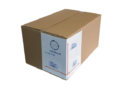 New Carton Box : 60cm(L) x 40cm(W) x 30cm(H)| cartonbox.sg