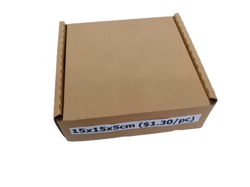 Die Cut Carton Box 15cmx15cmx5cm| cartonbox.sg