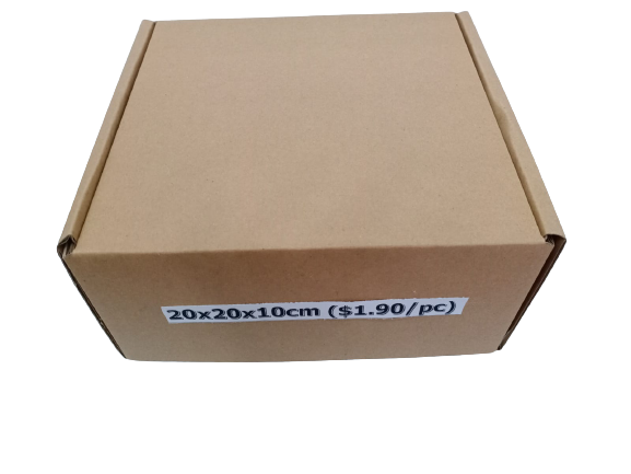 Die Cut Carton Box 20cmx20cmx10cm| cartonbox.sg