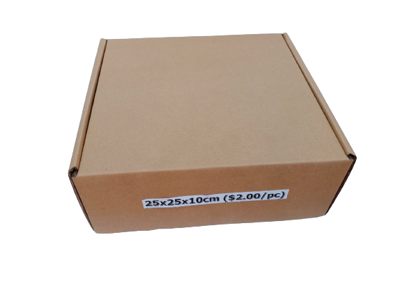 Die Cut Carton Box 25cmx25cmx10cm| cartonbox.sg