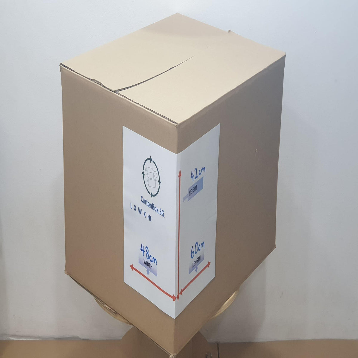 New XL Carton Box : 60cm(L) x 48cm(W) x 42cm(H)| cartonbox.sg