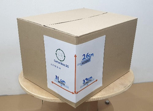 New Document Carton Box : 39cm(L) x 31cm(W) x 26cm(H)| cartonbox.sg