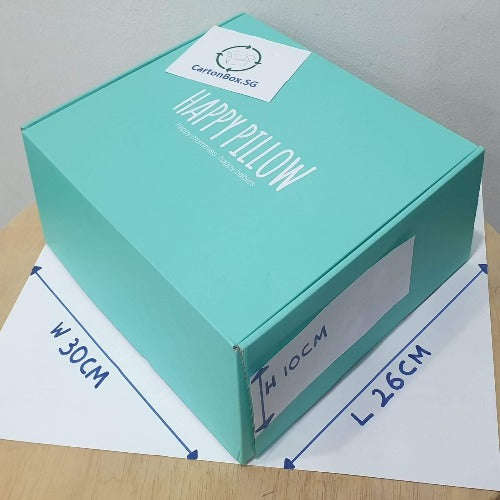 Smaller New Printed Carton Box : 26cm(L) x 30cm(W) x 10cm(H)| cartonbox.sg