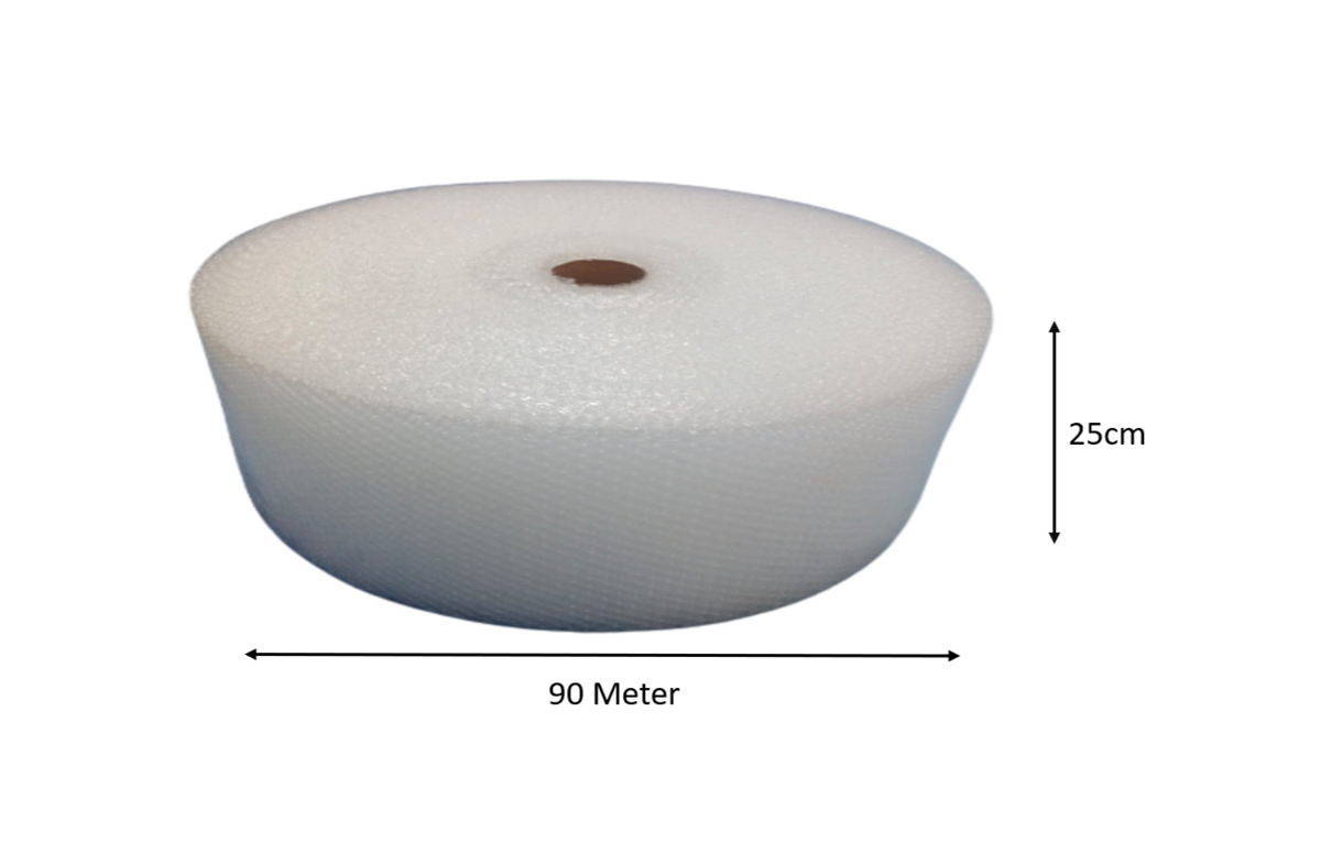 Bubble Wrap Roll (90m x 25cm)| cartonbox.sg