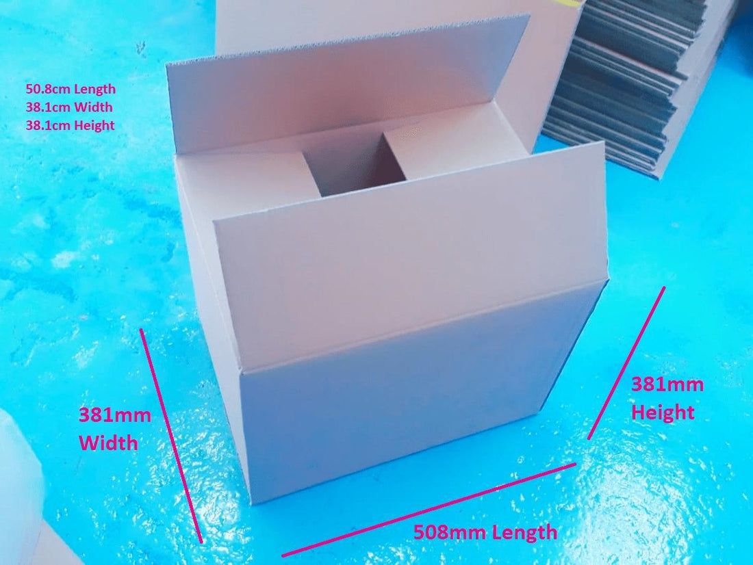 New Standard Carton Box : 50cm(L) x 38cm(W) x 38cm(H)| cartonbox.sg